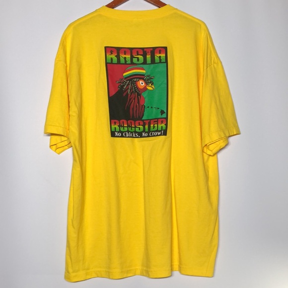 Alstyle | Shirts | Nwot Rasta Rooster Tshirt | Poshmark